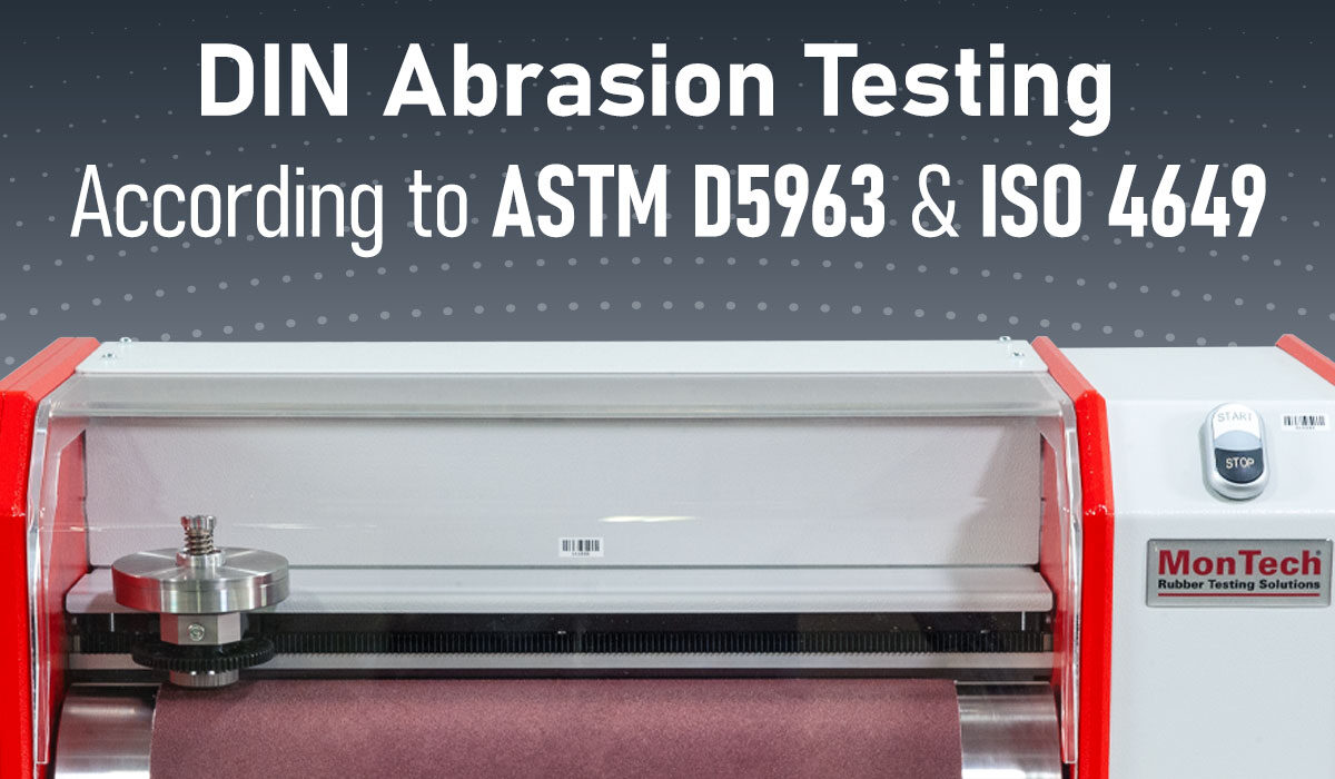 DIN Abrasion Testing According to ASTM D5963 & ISO 4649