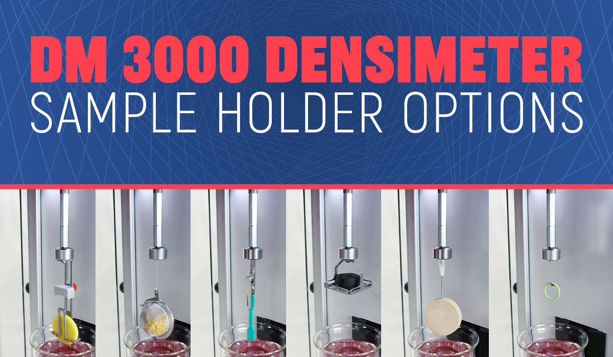 DM 3000 Densimeter Sample Holder Options